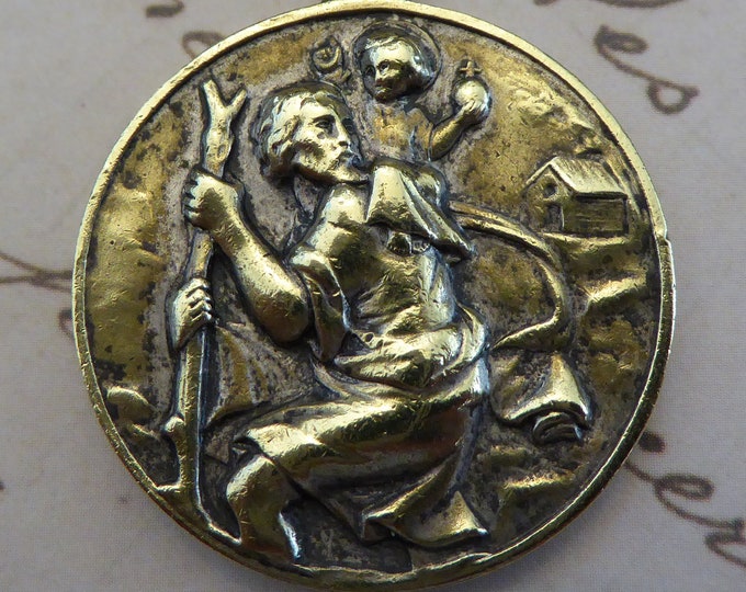 RARE LARGE Venerable Pope Paul VI Paulus Pont. Max. Gold Italian ...