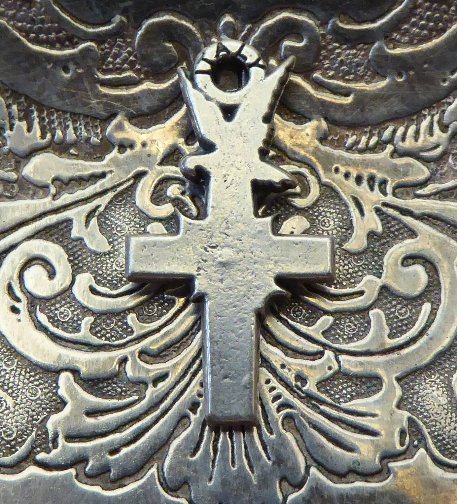 Tiny Vintage Italian Catholic Holy Cross Miraculous Medal With - Etsy