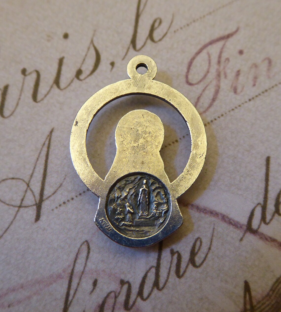 RARE CATHOLIC Halo of Stars Our Lady of Lourdes Religious | Etsy