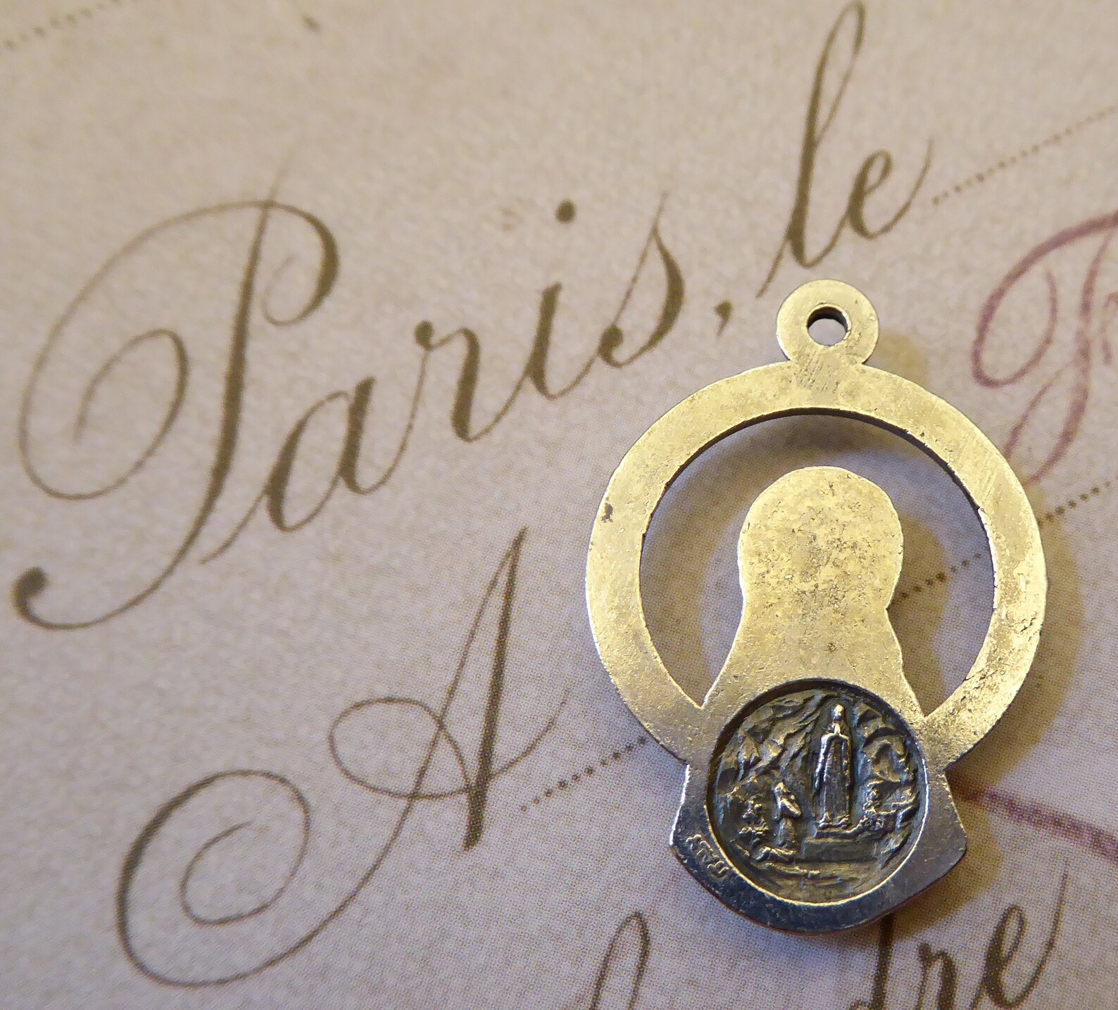 RARE CATHOLIC Halo of Stars Our Lady of Lourdes Religious | Etsy