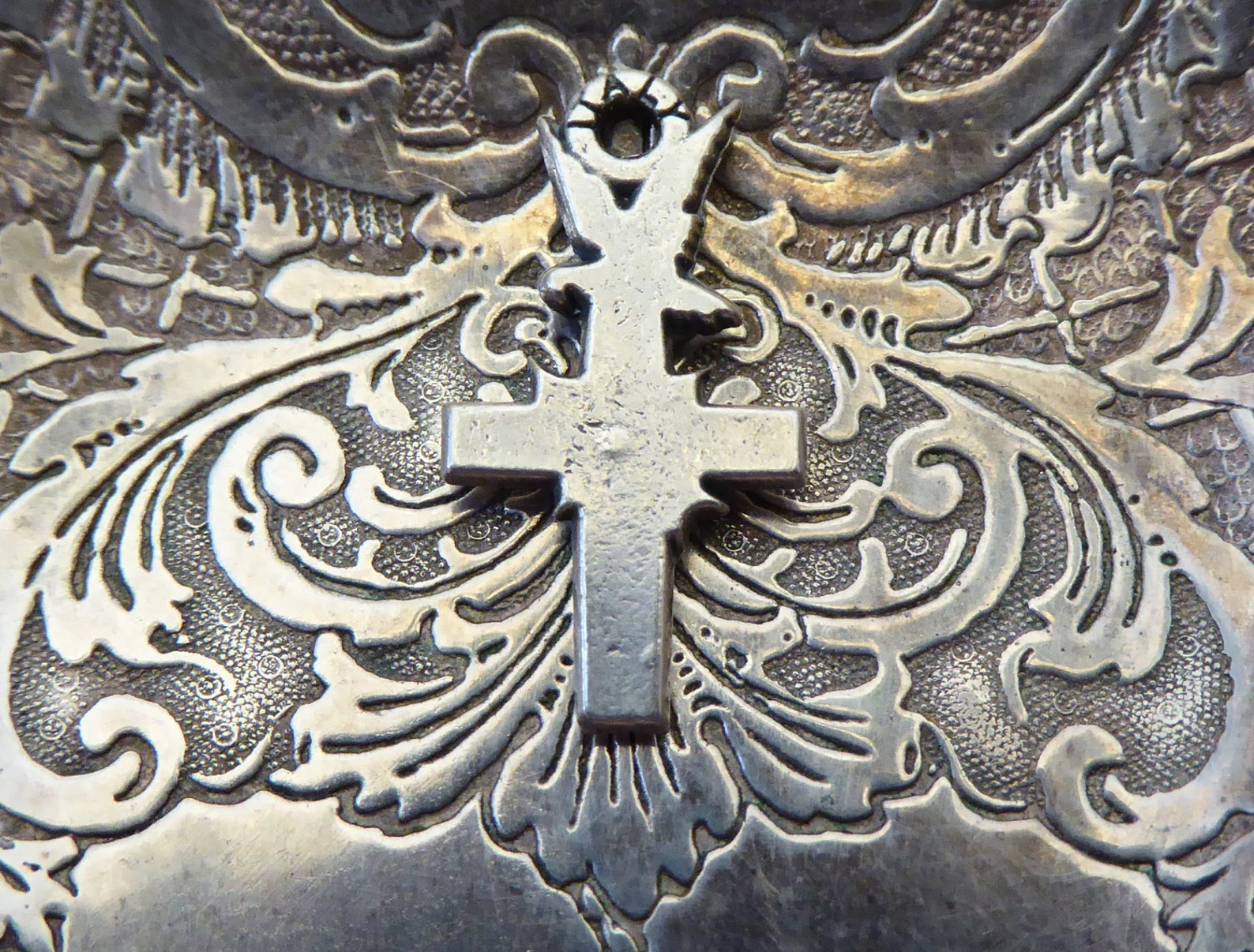 Tiny Vintage Italian Catholic Holy Cross Miraculous Medal With - Etsy