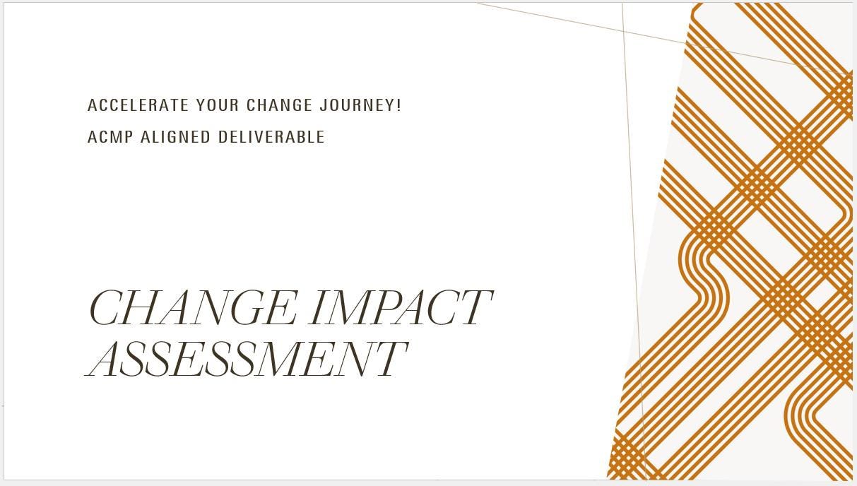 Change Impact Assessment Template - Etsy