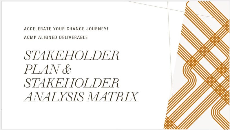 Stakeholder Plan & Stakeholder Analysis Matrix - Etsy