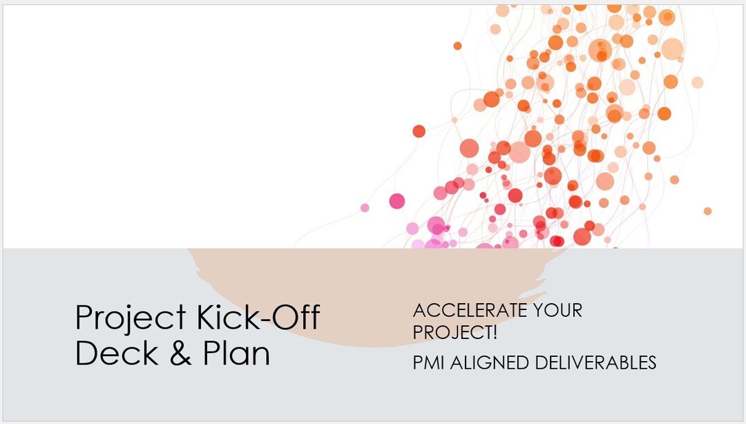 Project Kick-off Deck & Plan Template - Etsy UK