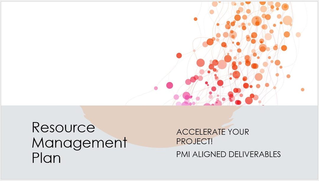 Resource Management Plan Template - Etsy