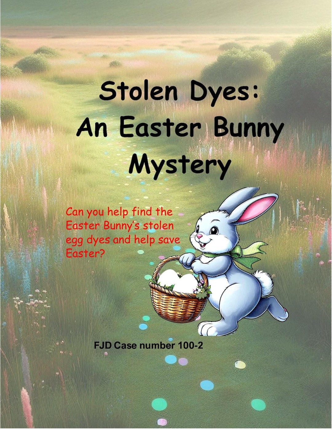 Printable Detective Game for Kids - Easter Bunny Mystery - Party Game ...