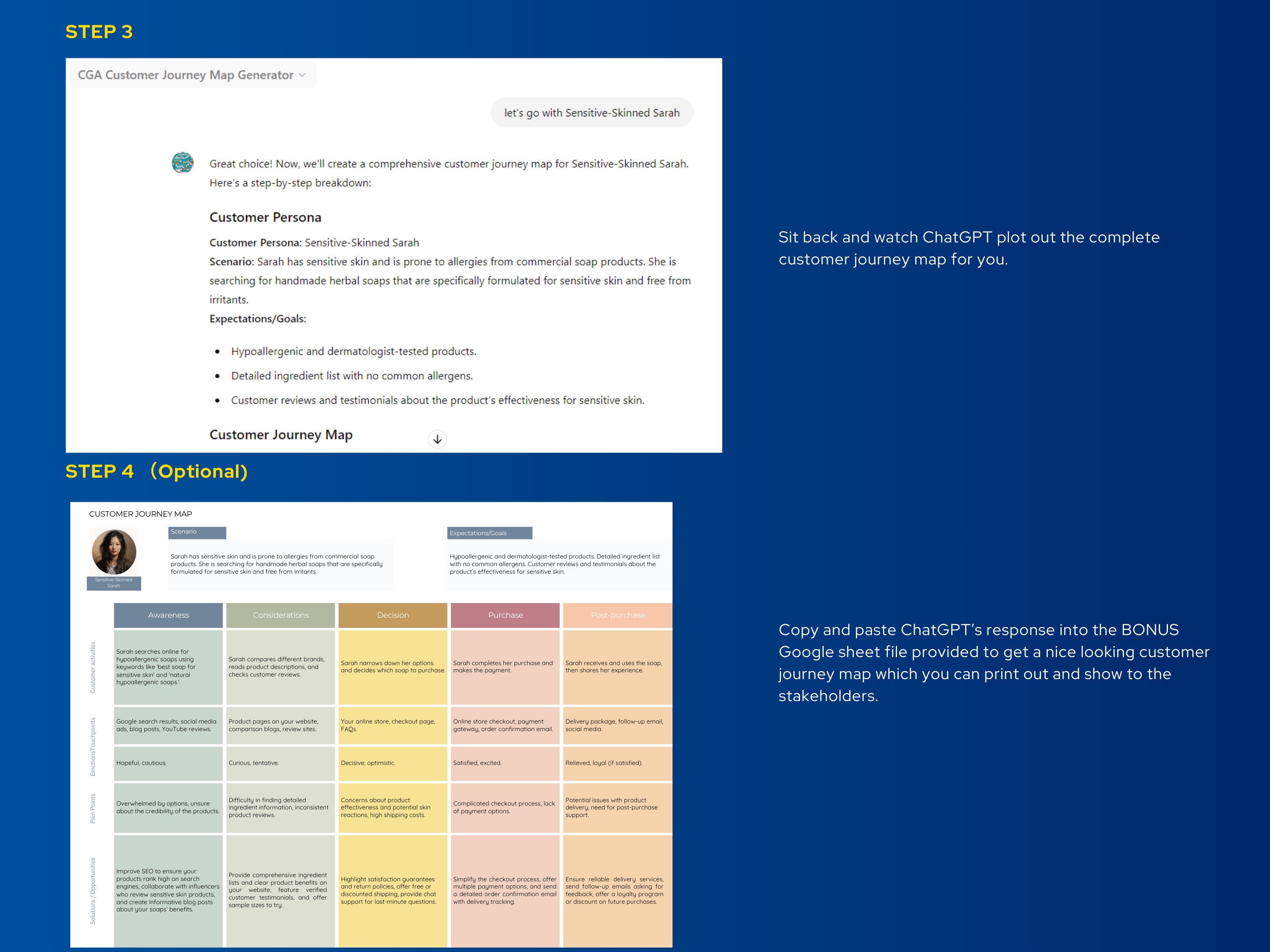 Custom GPT AI Customer Journey Map Generator | Chatgpt | Buyer Persona ...