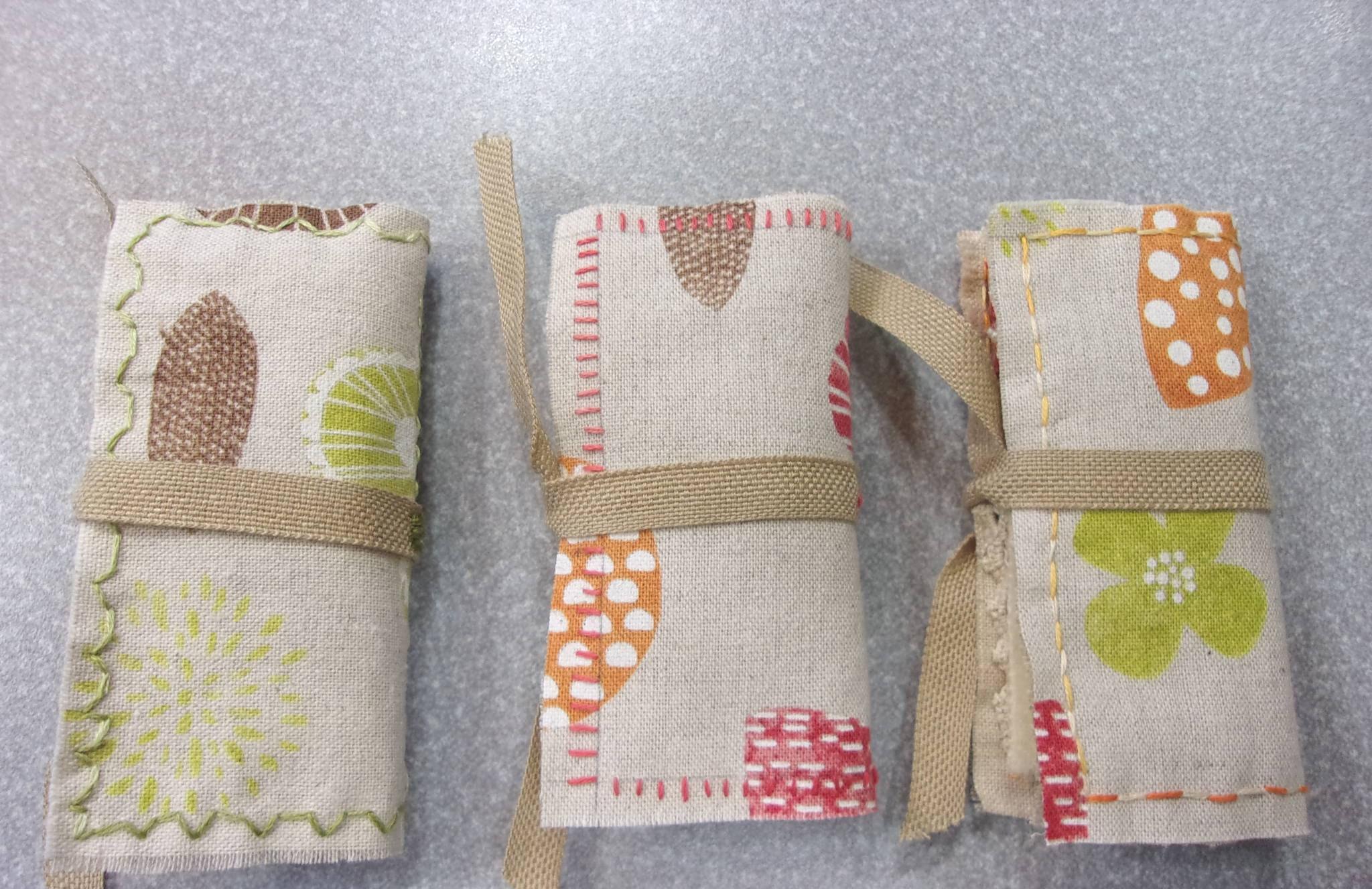 Handmade Needle Book - Handsewn Needle Case - Japanese & Antique Linen ...