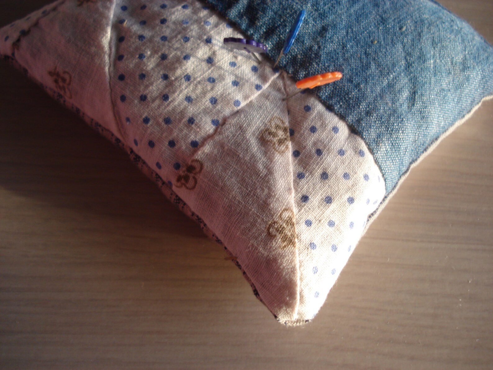 Sachet Pin Cushion Made From Antique Quilt Filled With - Etsy