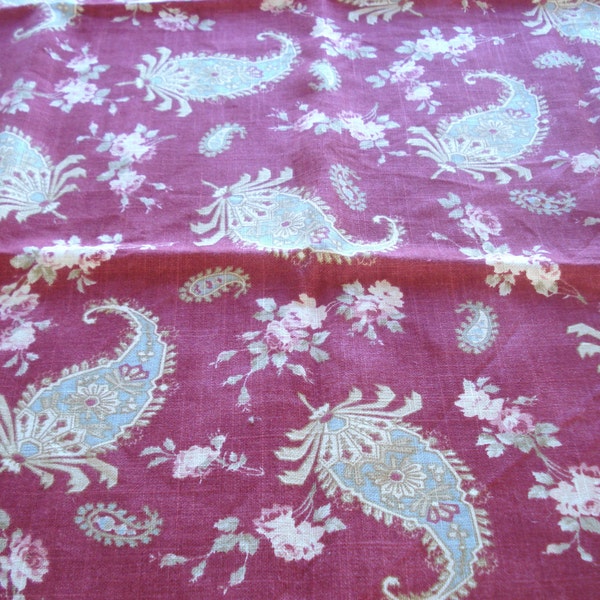 Waverly Rose Fabric - Etsy