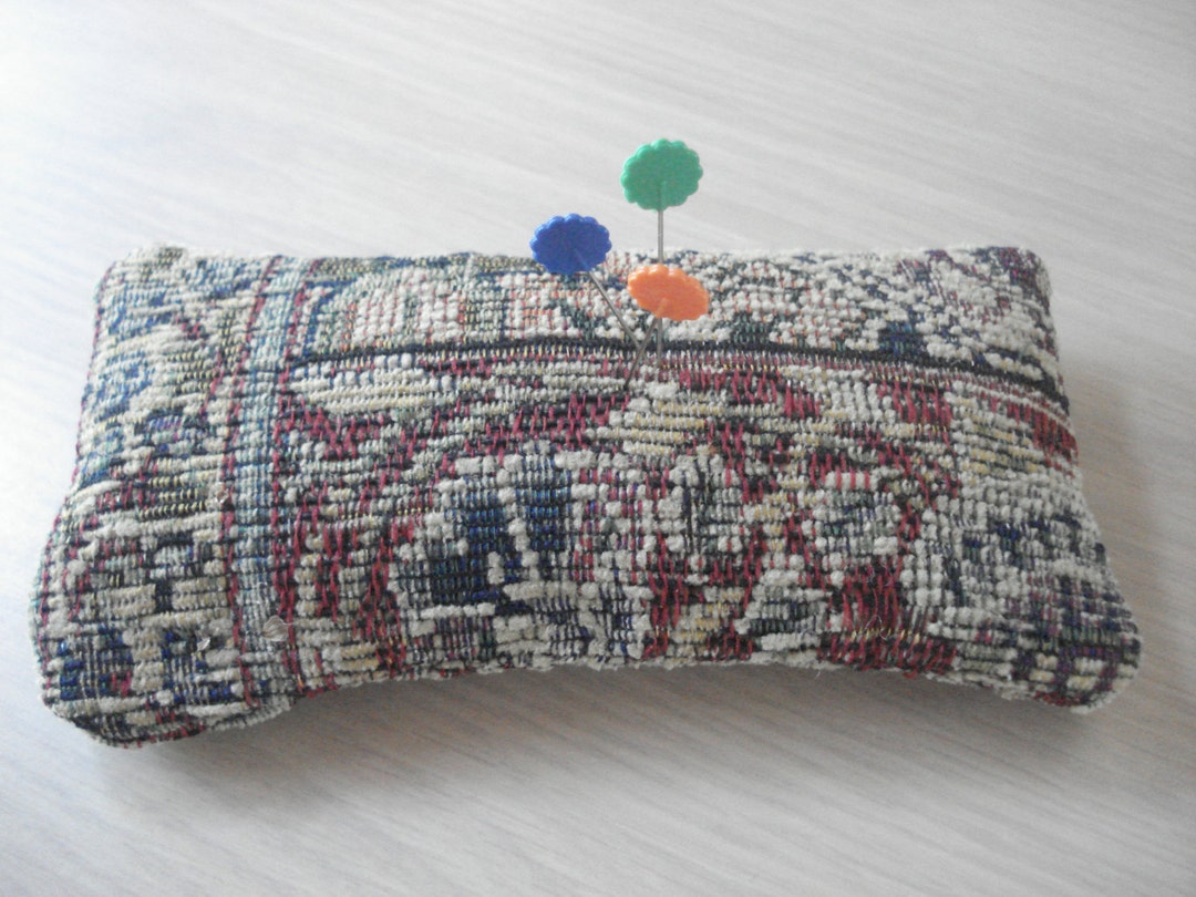 Handmade Sachet Pin Cushion - Tapestry Design Fabric - Lavender Filled ...