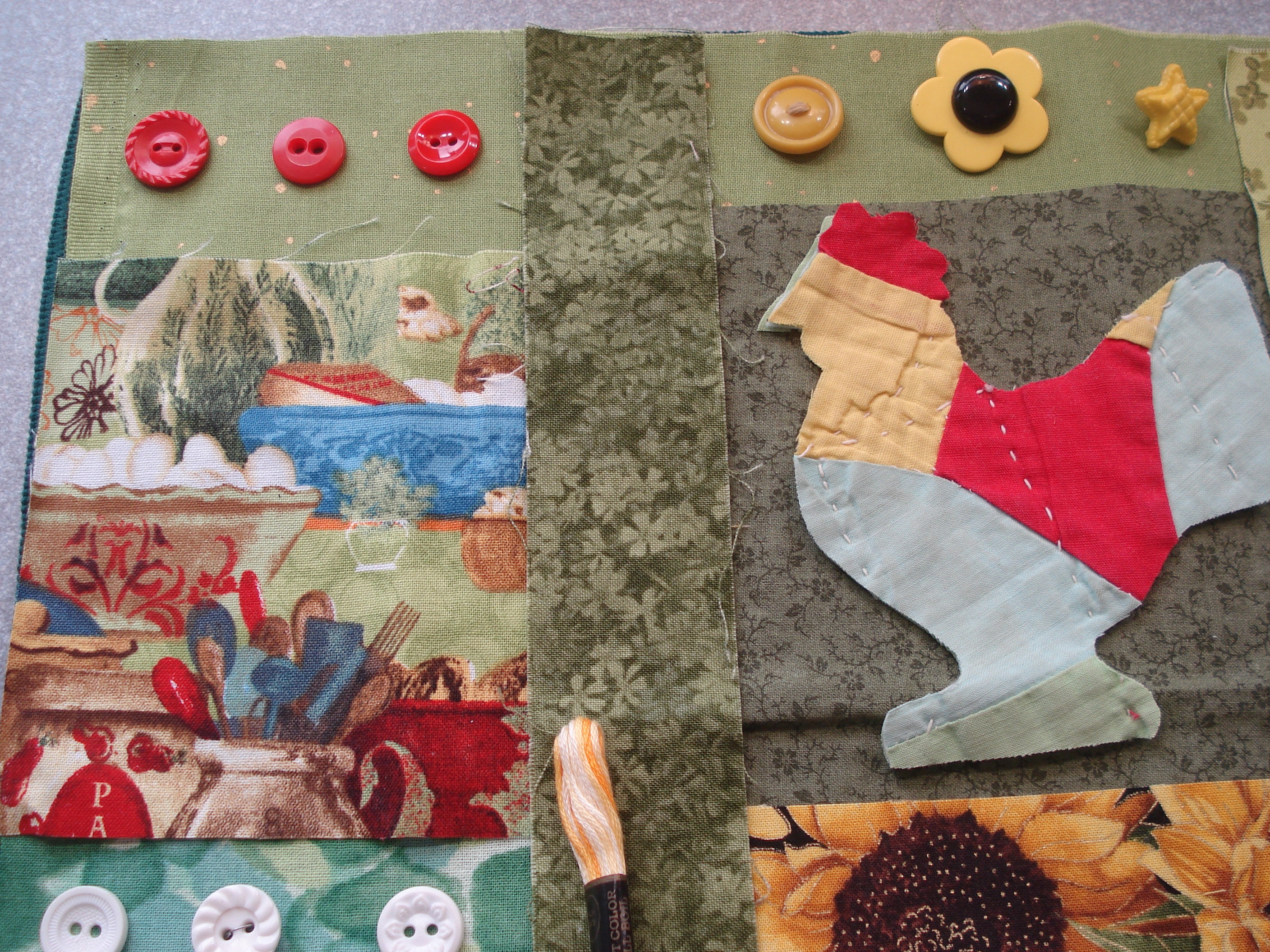 Sunflower Slow Stitch Kit - Slow Sewing Inspiration Kit - Junk Journal ...