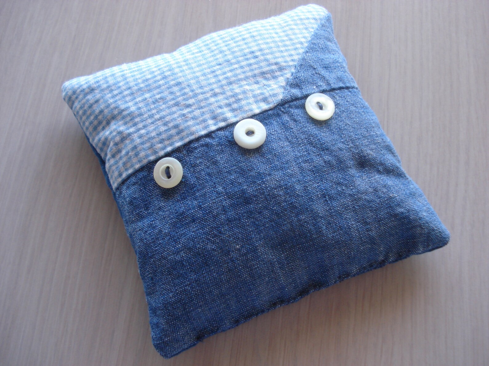 Sachet Pin Cushion Made From Antique Quilt 3 Antique MOP - Etsy