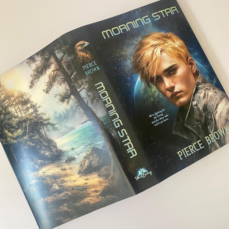 Red Rising Saga Dust Jackets and Tip-ins for American Hardcover Books ...