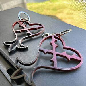 Kingdom Hearts Inspired Keychain - Etsy