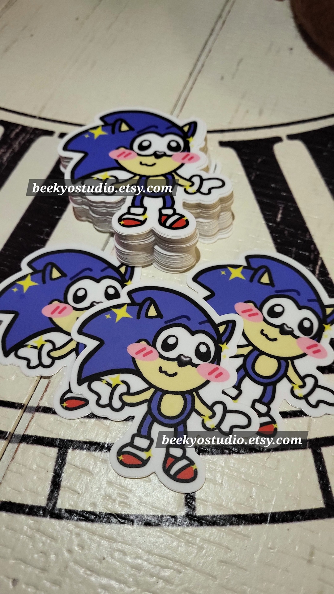 Sonic the Hedgehog Inspired Decal Sticker (waterproof and UV Resistant ...