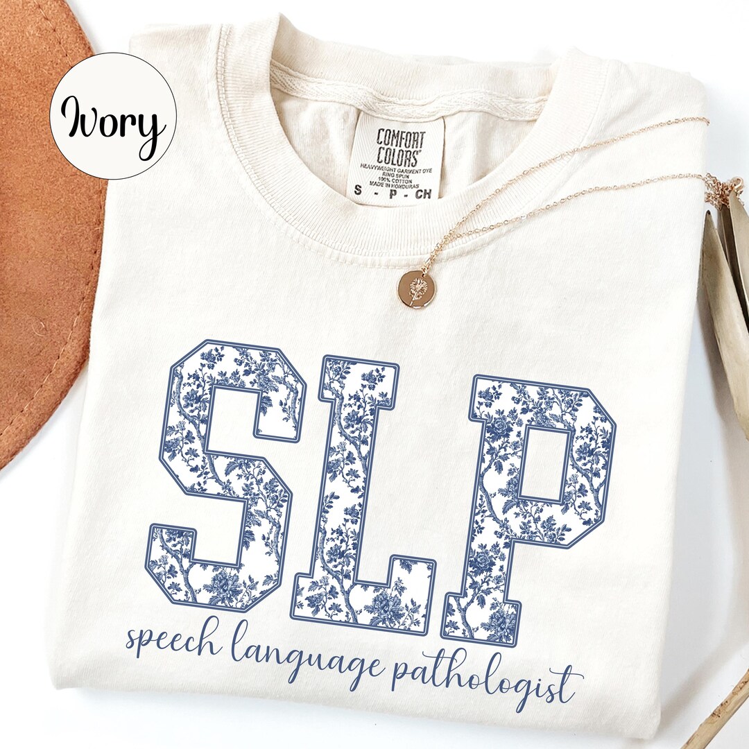 Speech Language Pathologist Shirt, SLP Tees, Gift for Speech Therapist ...