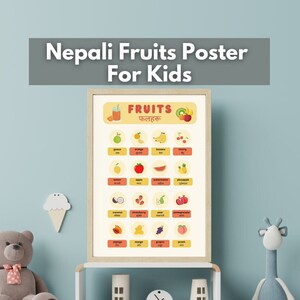 Printable Nepali Fruits Poster, Digital Download, Educational Wall Art ...