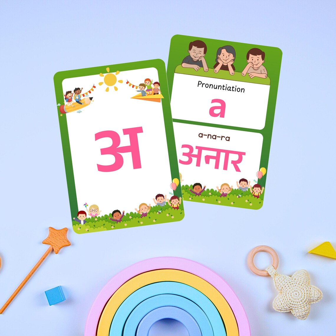 Printable Nepali Alphabets & Numbers Nepali Learning Card, Nepali ...
