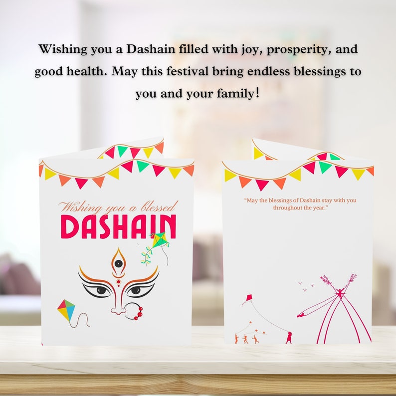 Dashain Tika Greeting Card: Nepali Festival Card With Envelope - Etsy