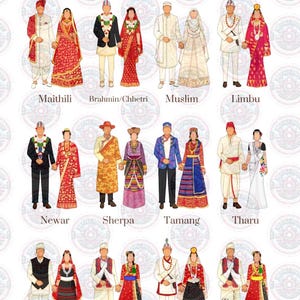 Ethnic Nepali Wedding Invitation: Customizable Digital Design (PDF or ...