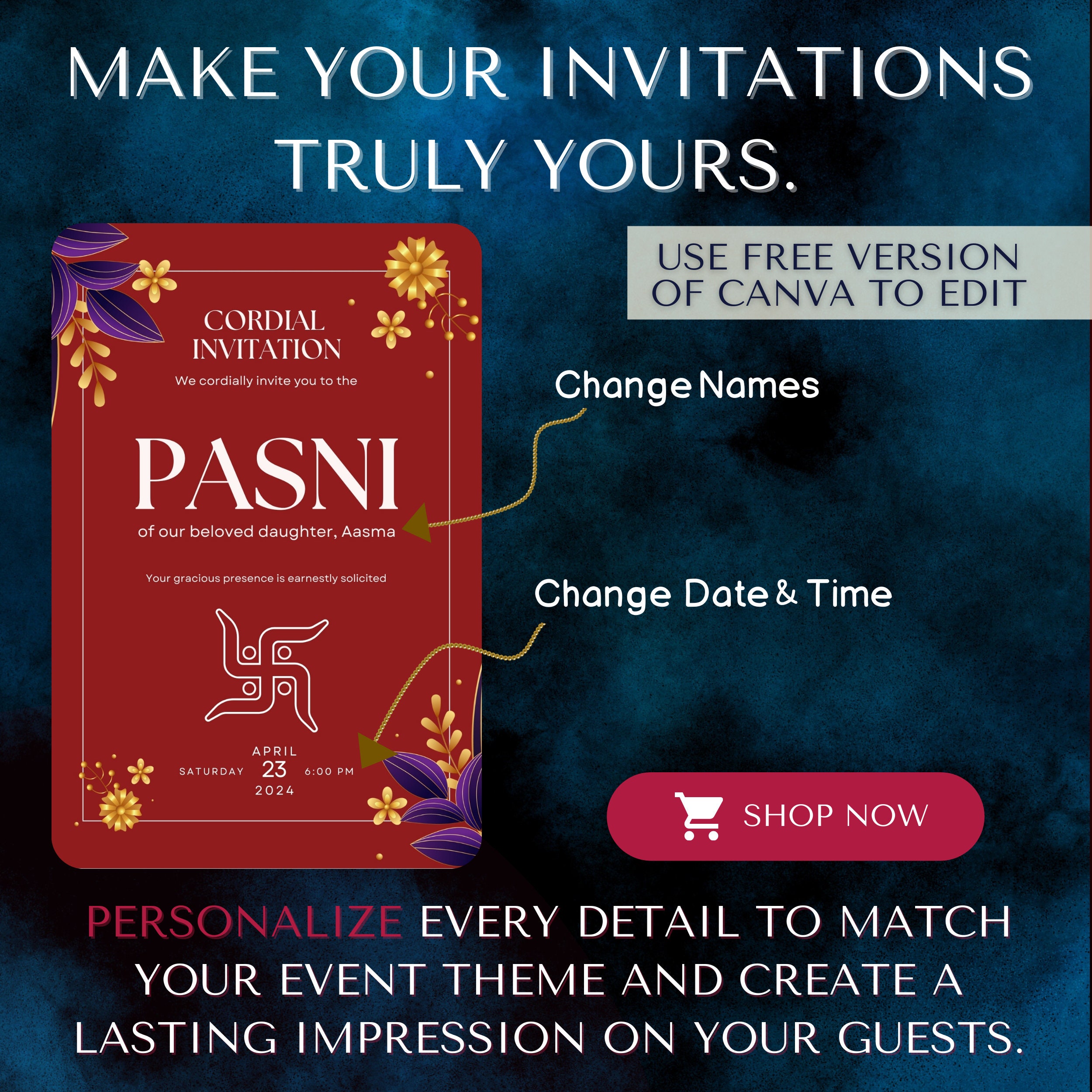 Custom Nepali Pasni Invitation: Traditional Rice Ceremony (digital) - Etsy