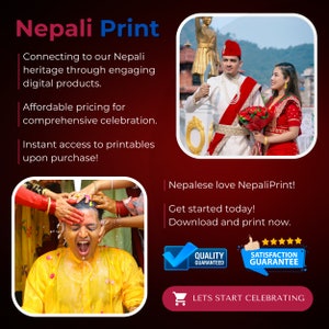 Nepali Pasni Invitation Card: Customizable Rice Feeding Ceremony ...