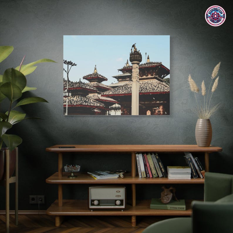Kathmandu Durbar Square Wall Matte Canvas, Nepali Home Decor, Nepal ...