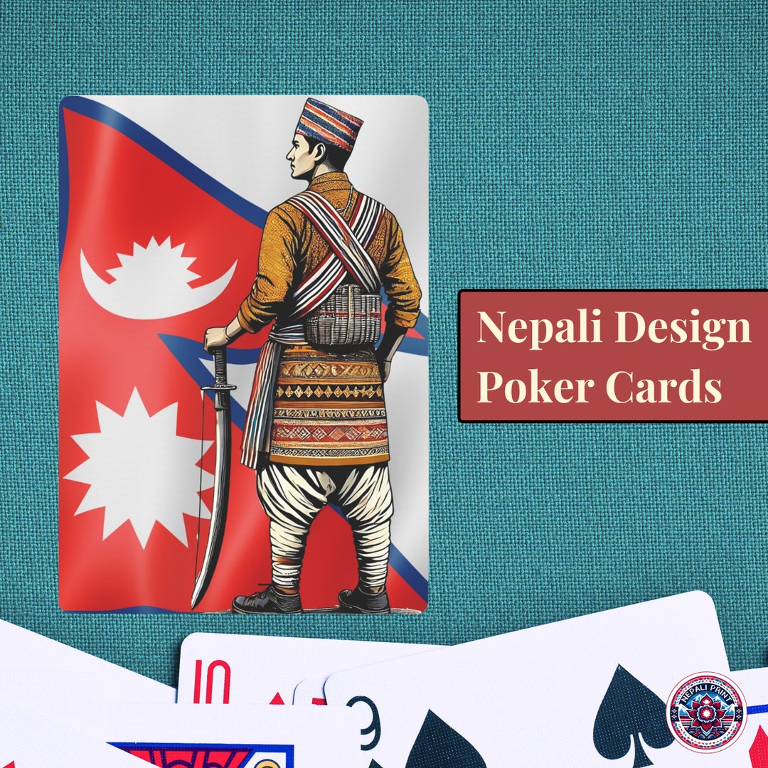 Nepali Design Poker Cards, Indoor Games, Dashain Play Cards - Etsy