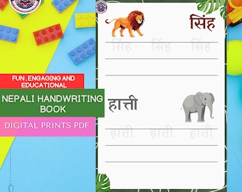 Printable Nepali Days Handwriting Practice Book, Kids Practice Writing ...
