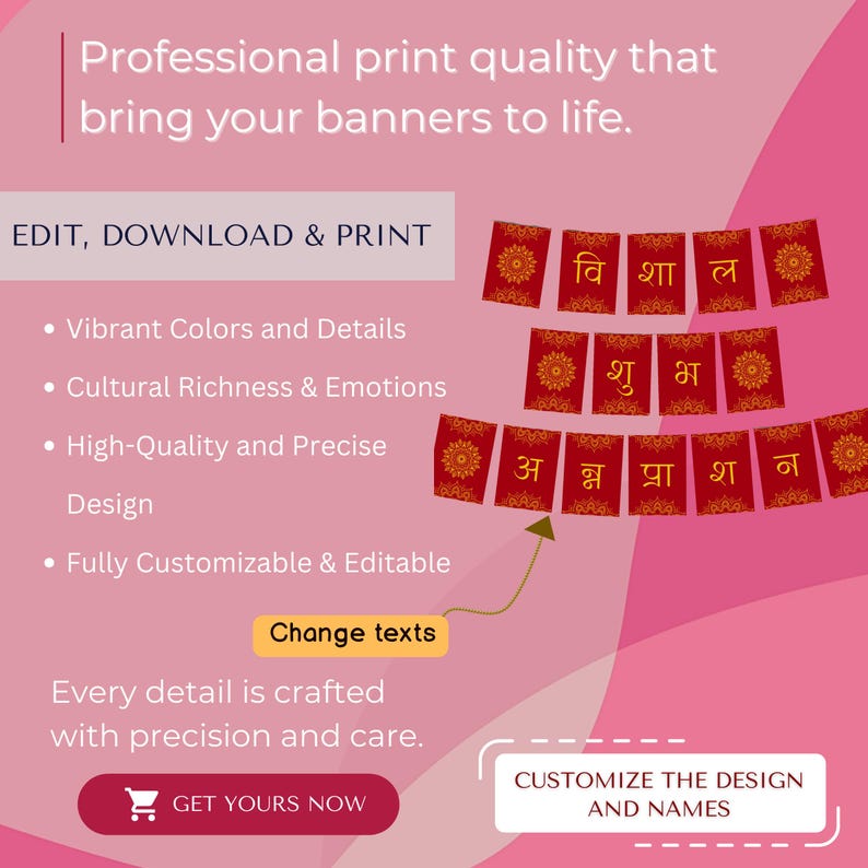 Nepali Annaprashan Banner: Red & Gold Mandala Design (digital Download ...