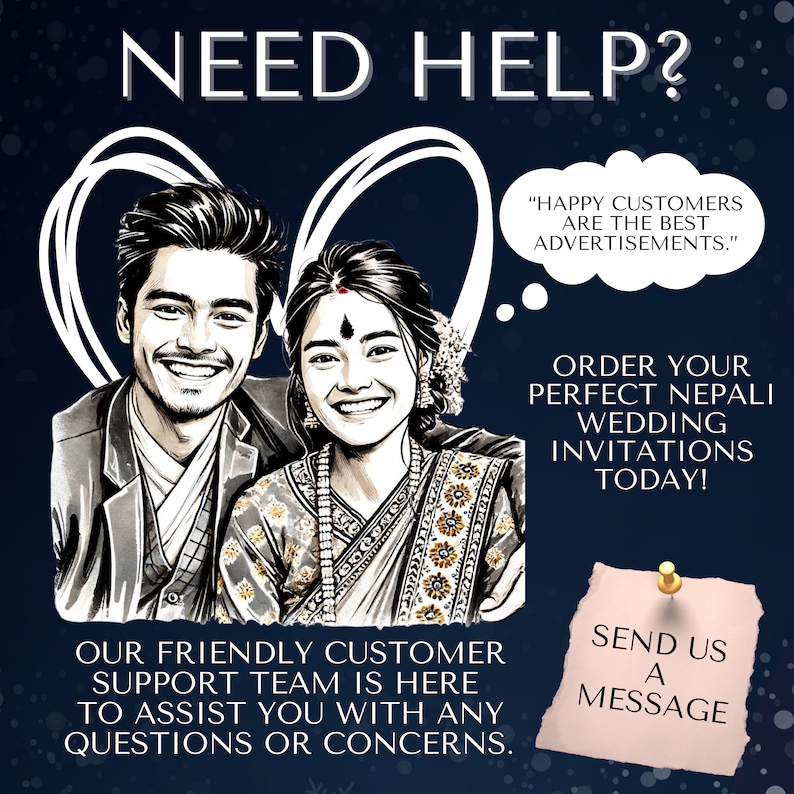 Printable Nepali and English Wedding Board, Choose Your Clipart ...