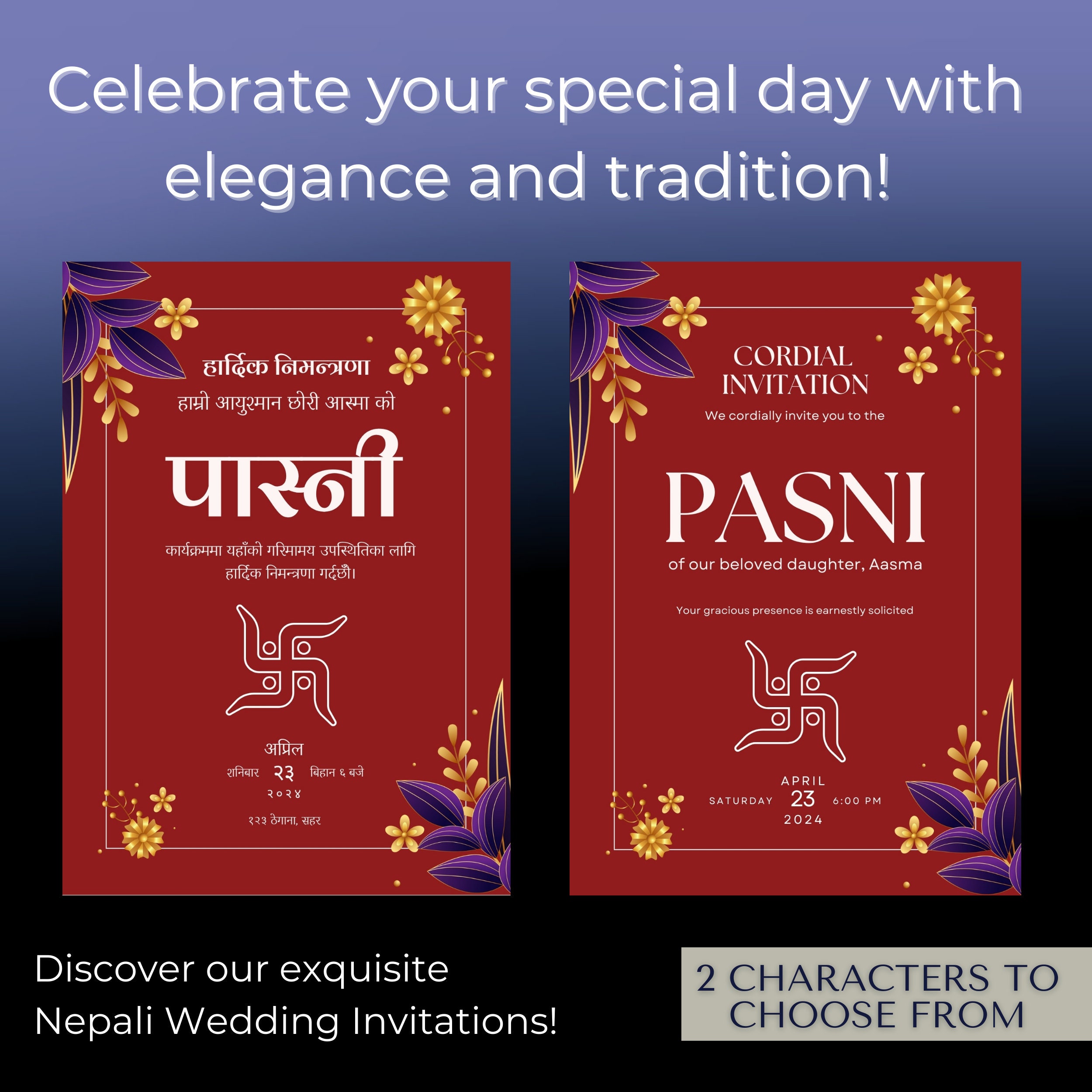 Custom Nepali Pasni Invitation: Traditional Rice Ceremony (digital) - Etsy