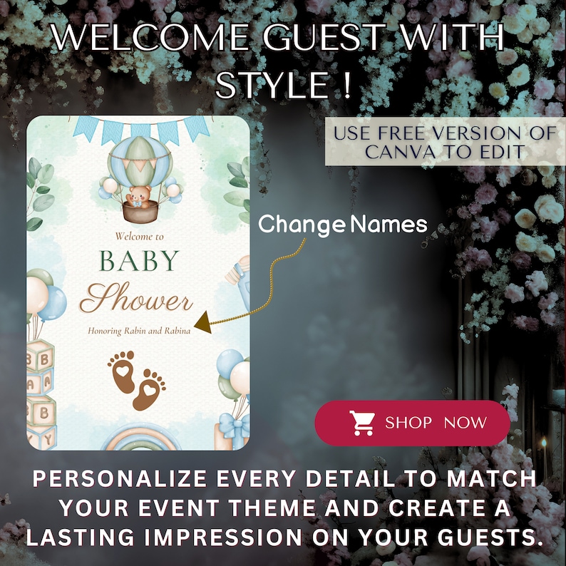 Printable Dahi Chiwura Welcome Board: Nepali Baby Shower Design ...