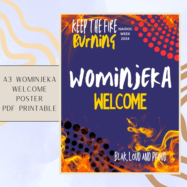 NAIDOC Week Wominjeka Welcome Poster | Classroom | Australian ...