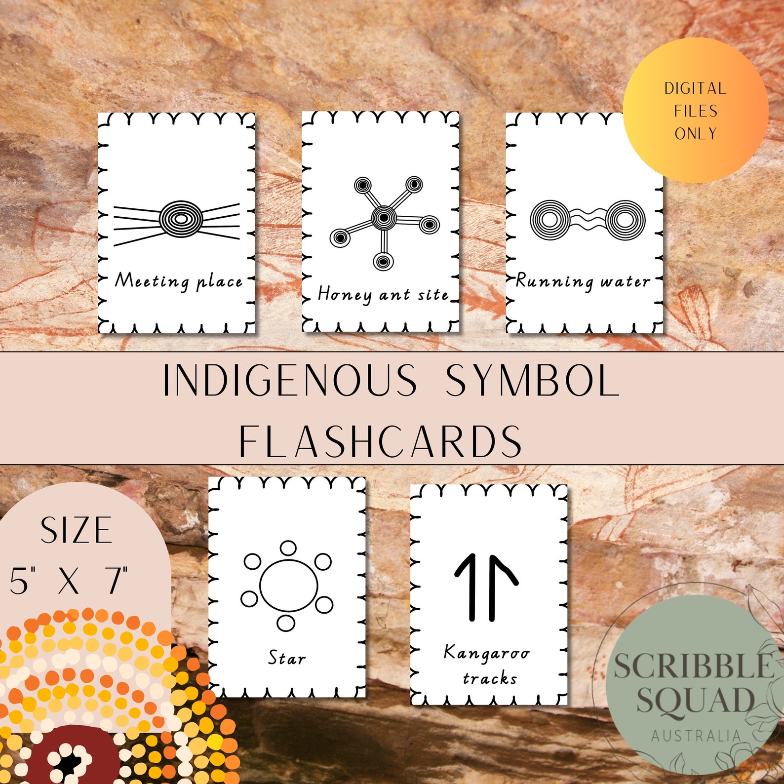 Indigenous Symbol Flashcards | Community | Aboriginal Symbols | First ...