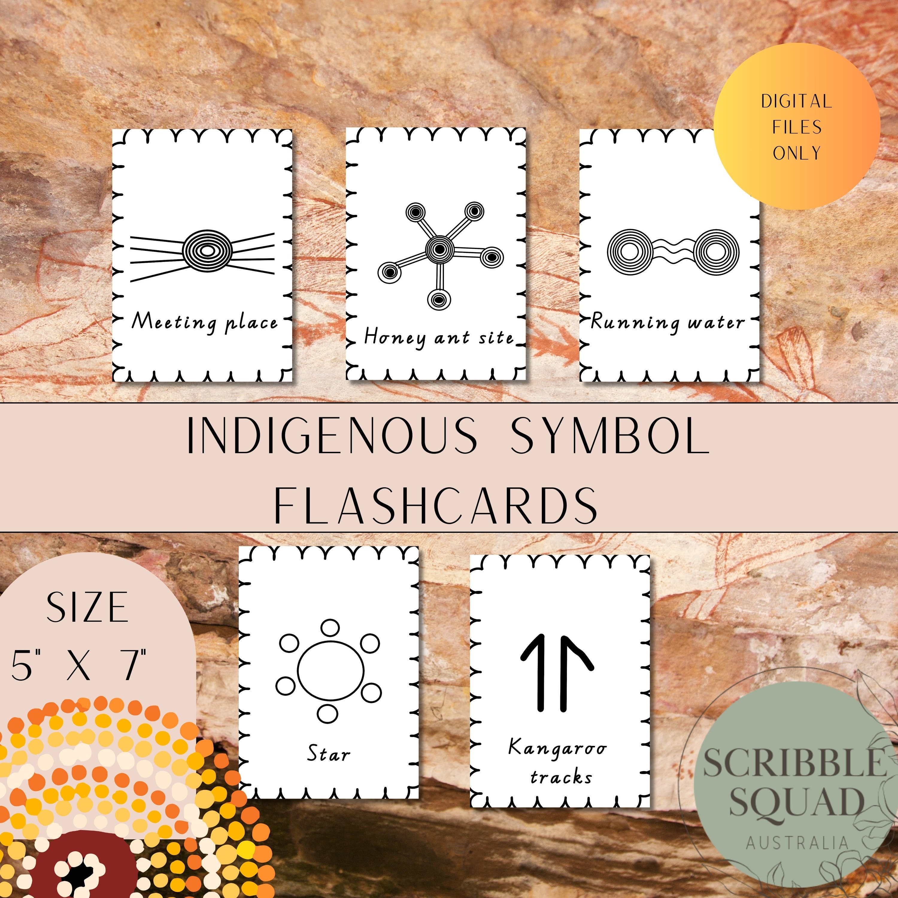 Indigenous Symbol Flashcards | Community | Aboriginal Symbols | First ...