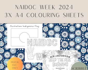 NAIDOC WEEK 2024 | Colouring Page | Keep the Fire Burning | Australian ...