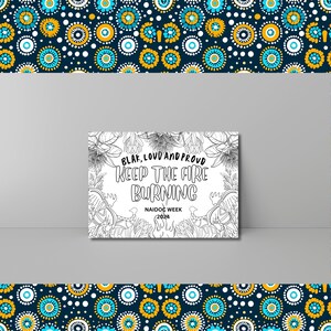 NAIDOC WEEK 2024 | Colouring Page | Keep the Fire Burning | Australian ...