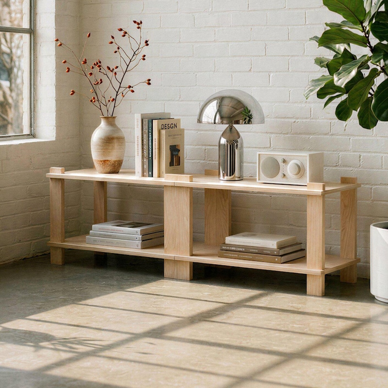 Free Standing Wood Bookcase - Etsy