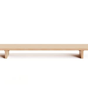 Oval Wood Monitor Stand. Wooden Monitor Stand. Laptop Stand. Monitor ...