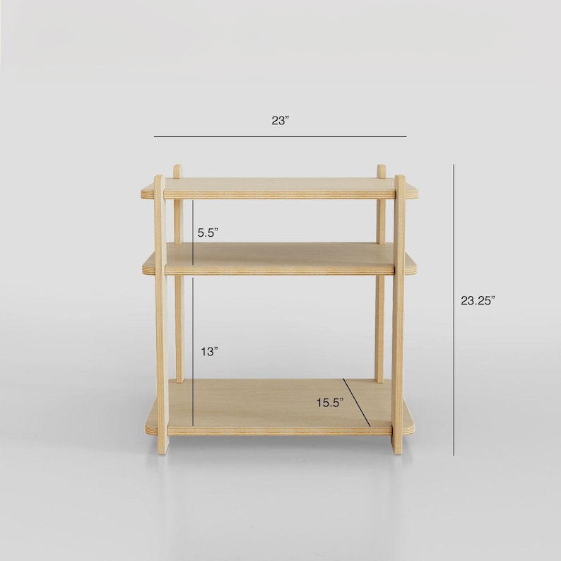 Modern Printer Stand, Wood Printer Table With Storage, Small Office ...