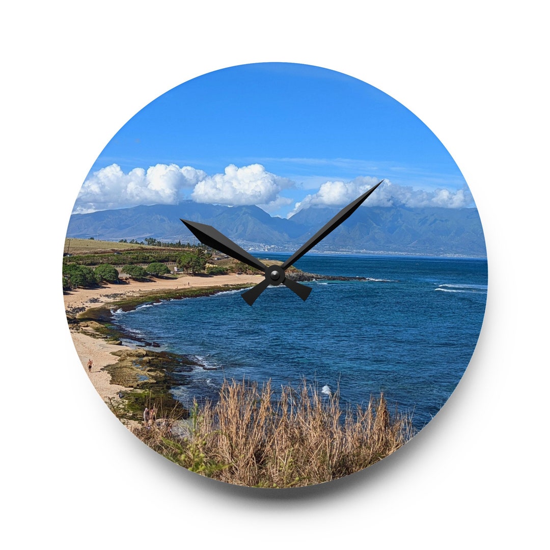 Acrylic Wall Clock - Etsy