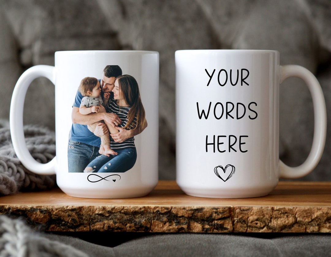 Personalized Photo Mug, Mug With Photo Grandfather, Personalized Photo ...