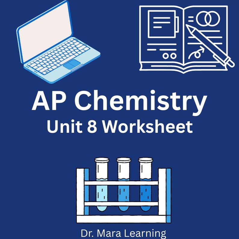 AP Chemistry Unit 8 Worksheet | Acids, Bases, Buffers, Stimulus Set ...