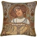 Alphonse Mucha Art Noveau Seasons Fall Autumn Tapestry Cushion Cover ...