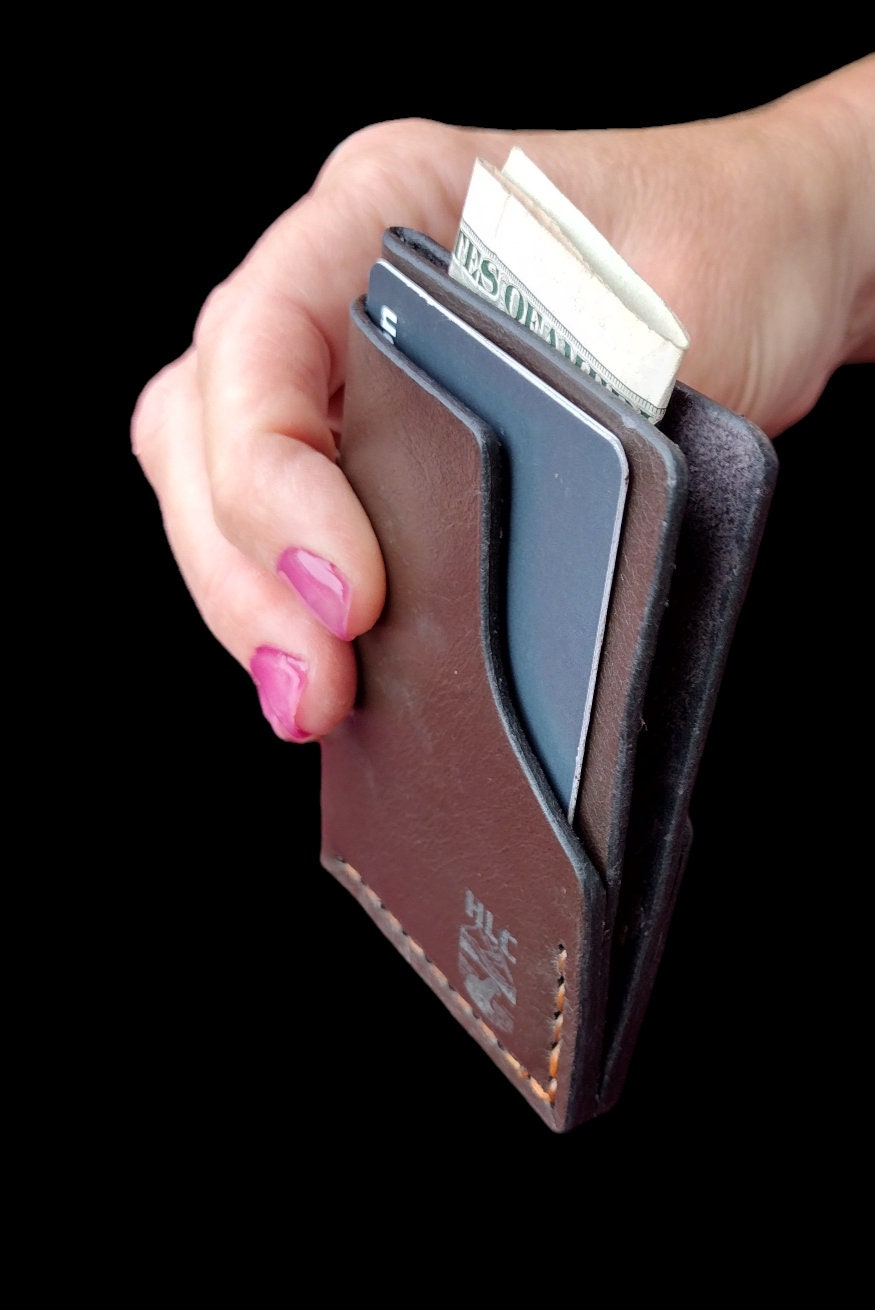 SVG Leather Minimalist Wallet Pattern - Etsy