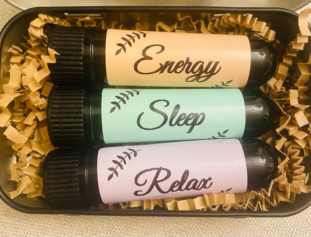 Natural Essential Oil Nasal Inhaler Gift Set, Seasonal Allergies ...