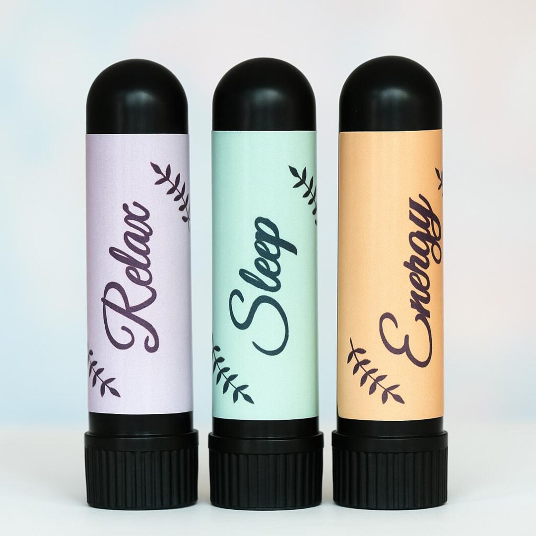 Essential Oil Nasal Inhaler Gift Set - Aromatherapy Self Care Gift ...