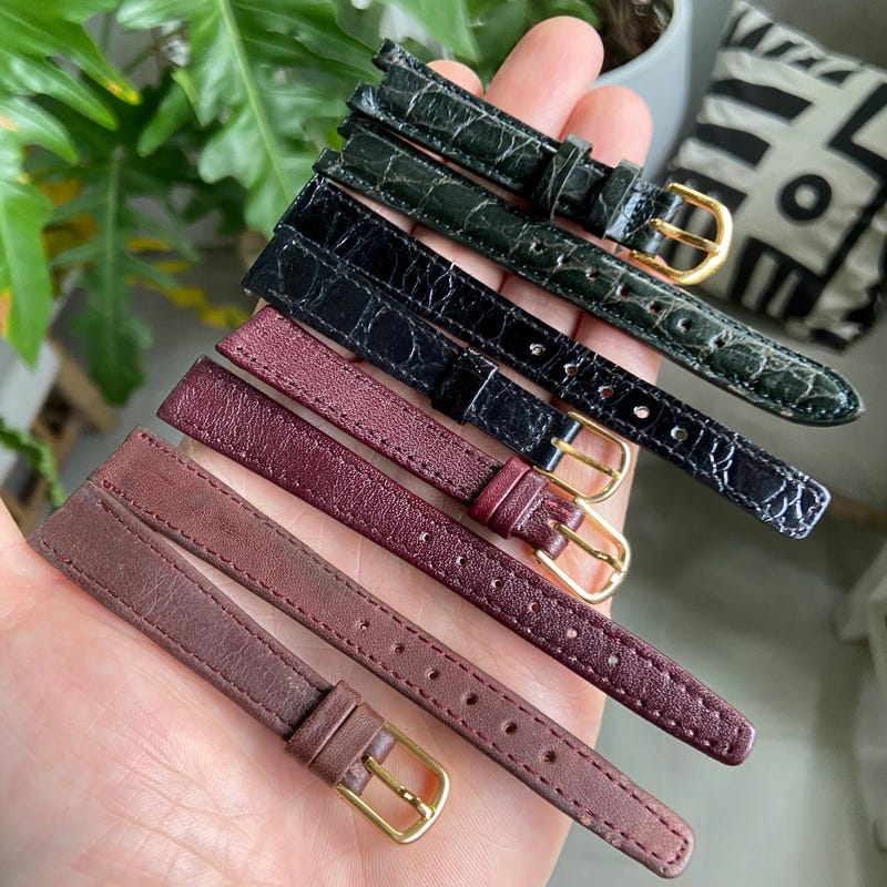 Watch Bands Leather 70s - Etsy